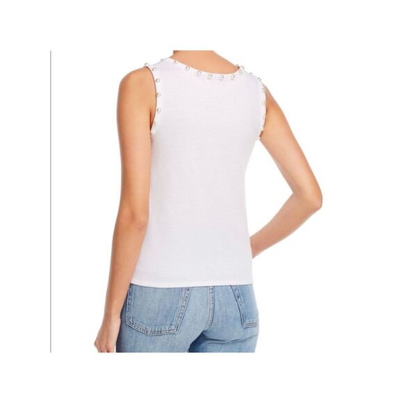 Generation Love | Tops | Generation Love Womens White Sleeveless Crew ...